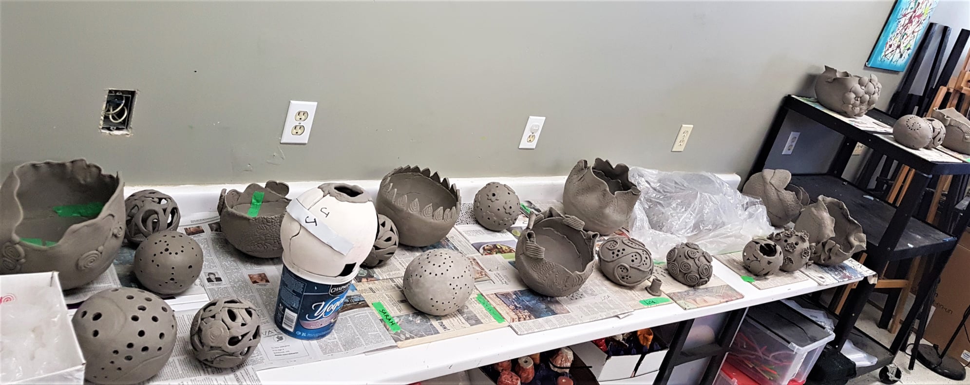 Spheres Pottery Workshop a big hit! – Grand Bend Art Centre